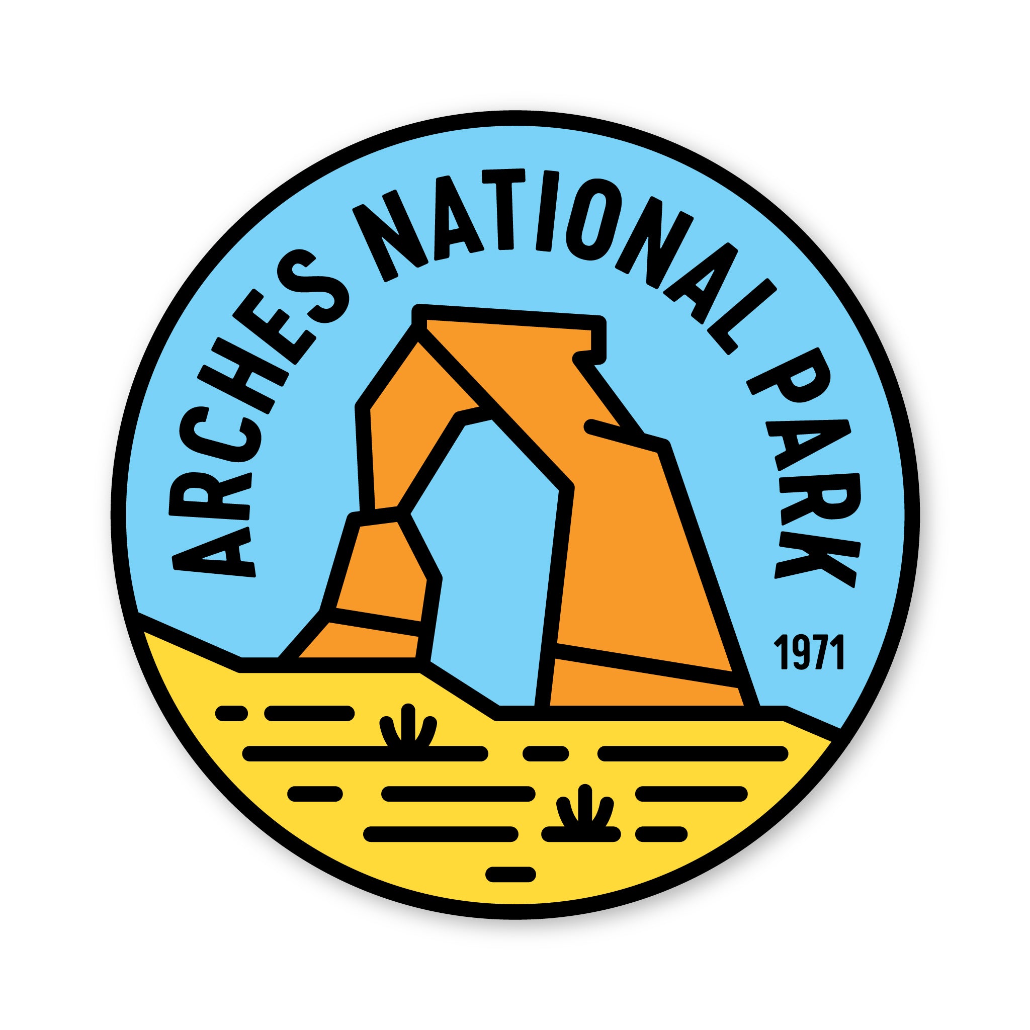 Arches National Park Sticker – Fell
