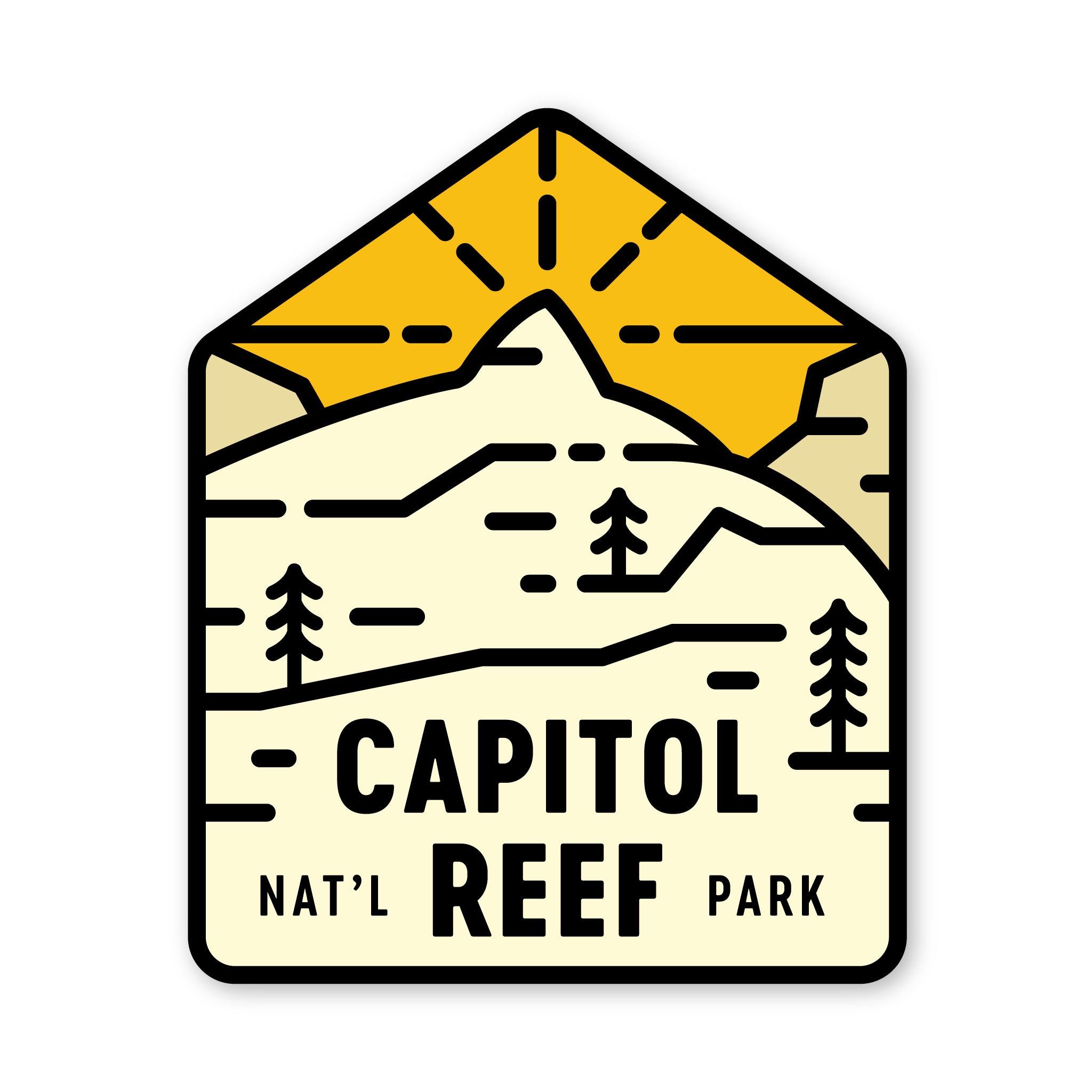 Capitol Reef National Park Sticker – Fell