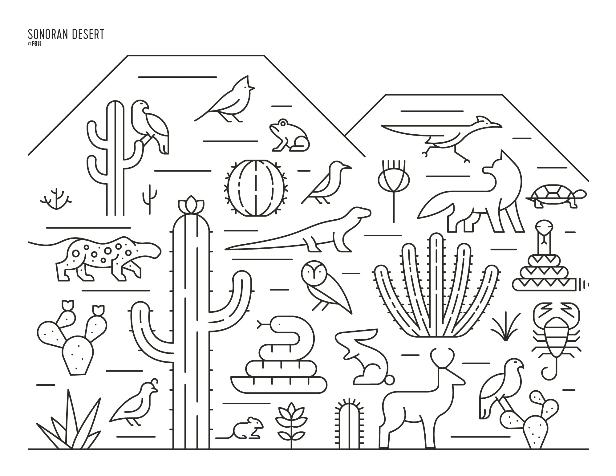 Biomes Coloring Pages – Fell