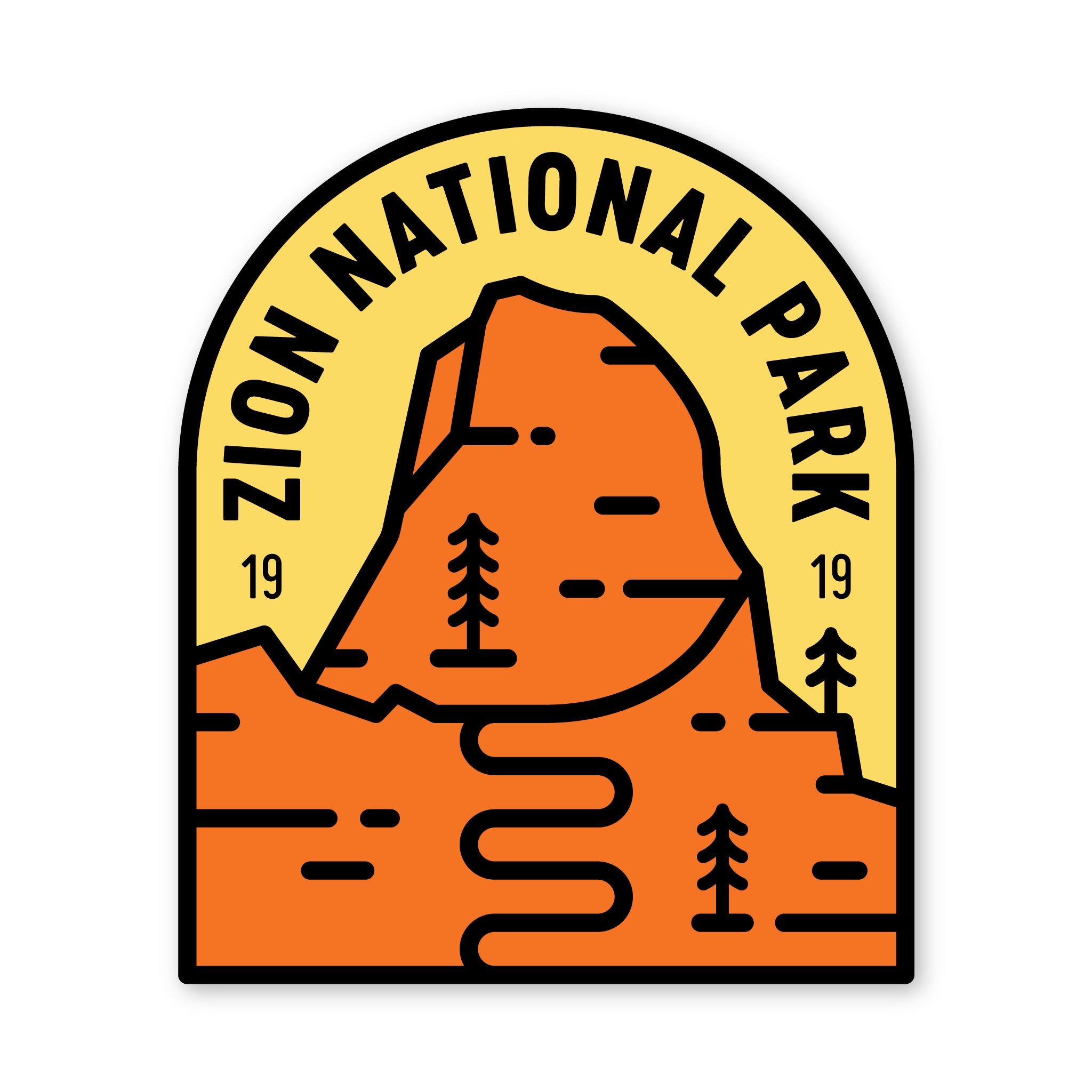 Angels Landing Sticker – Fell